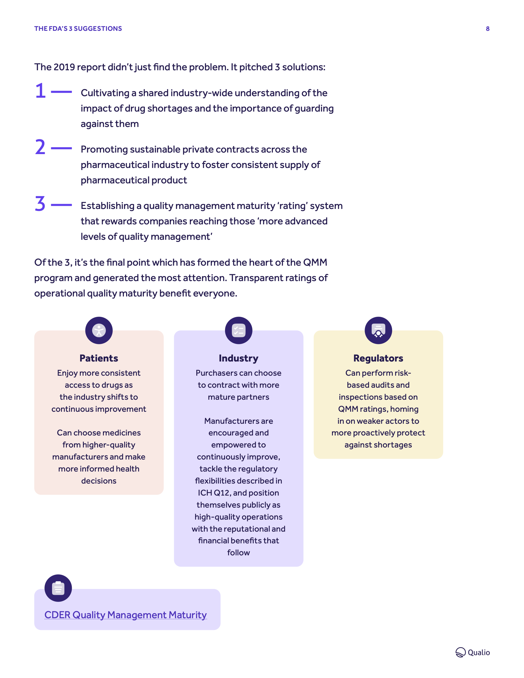 Complete guide to the FDA Quality Management Maturity program